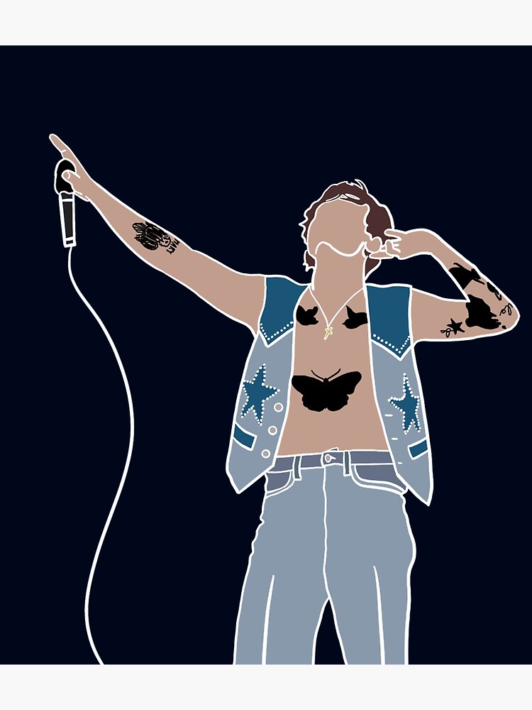 "MSG Harry Styles Sticker" Sticker for Sale by tina-christina | Redbubble