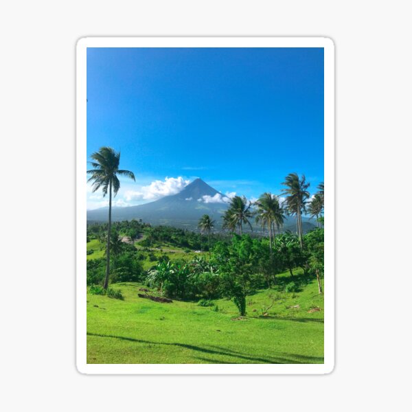 "Mayon Volcano" Sticker for Sale by jamsantos | Redbubble