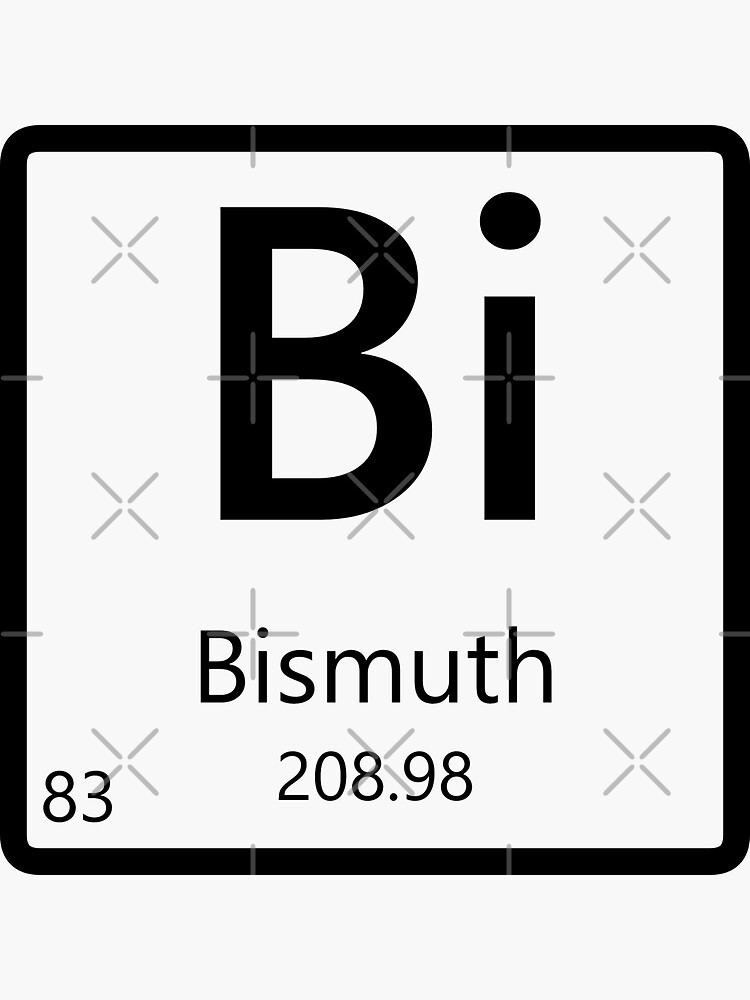 "Bismuth Periodic Table of Elements" Sticker for Sale by ele-mental ...