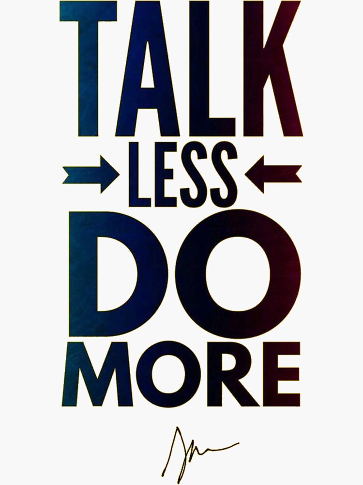 "Do more" Sticker for Sale by Yuniu | Redbubble