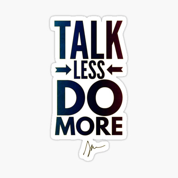 "Do more" Sticker for Sale by Yuniu | Redbubble