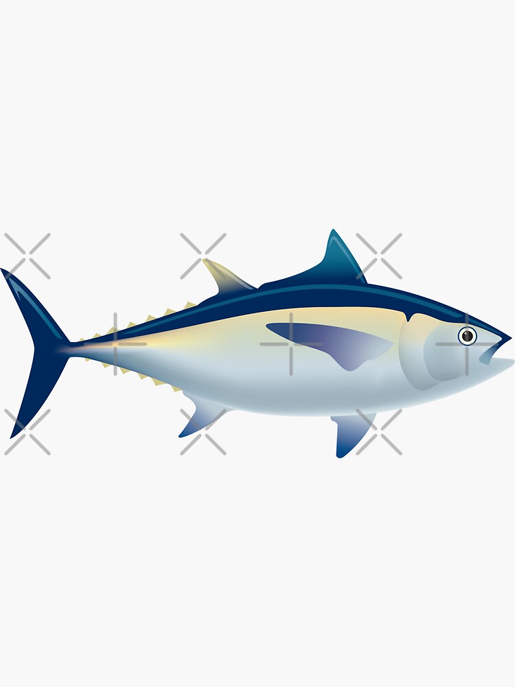 "Bluefin Tuna" Sticker for Sale by shanesabin | Redbubble