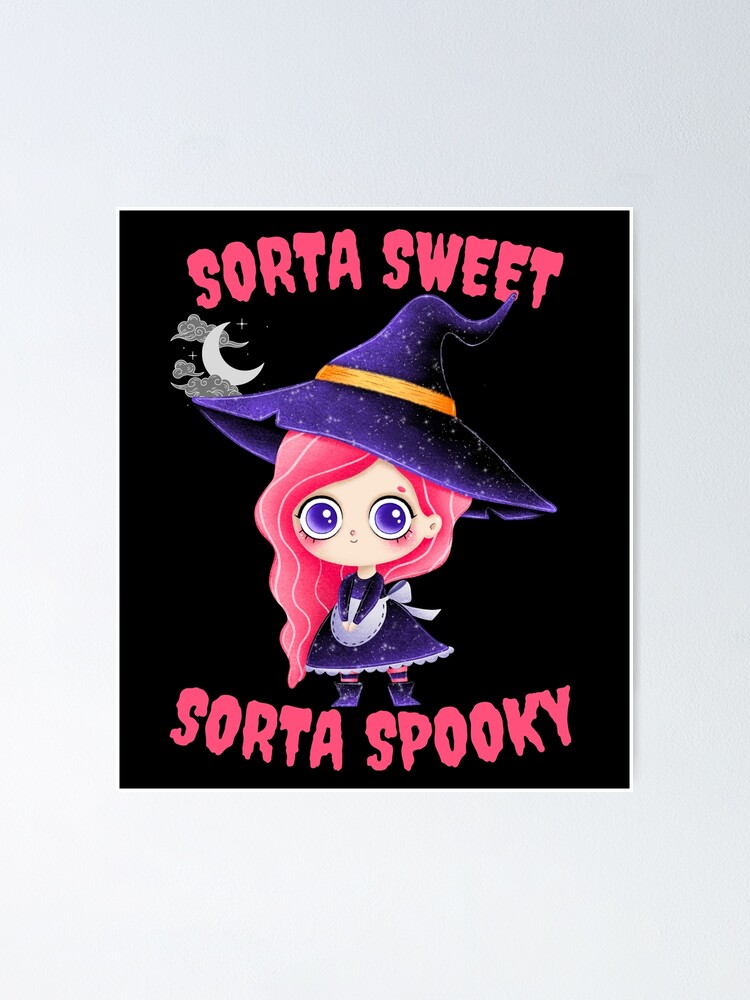 "Sorta Sweet Sorta Gruselig | Nette Halloween-Hexe | Lustige Halloween ...