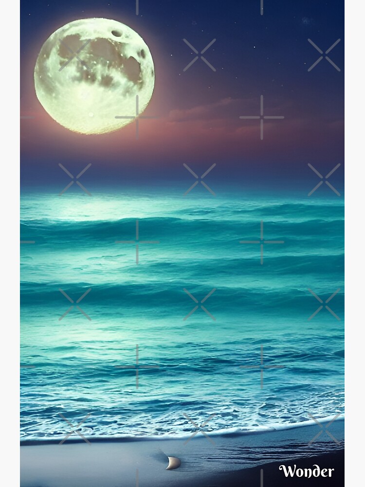 "Moonlight" Sticker for Sale by ArtsyStylezz | Redbubble