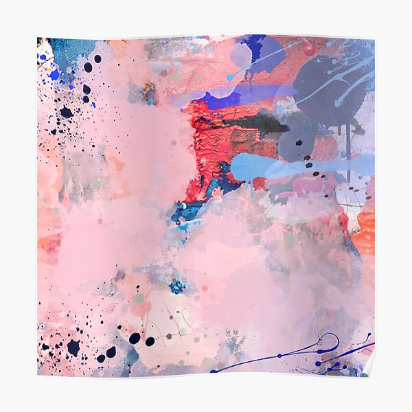"Abstract paint splash action painting" Poster for Sale by patterncrow ...