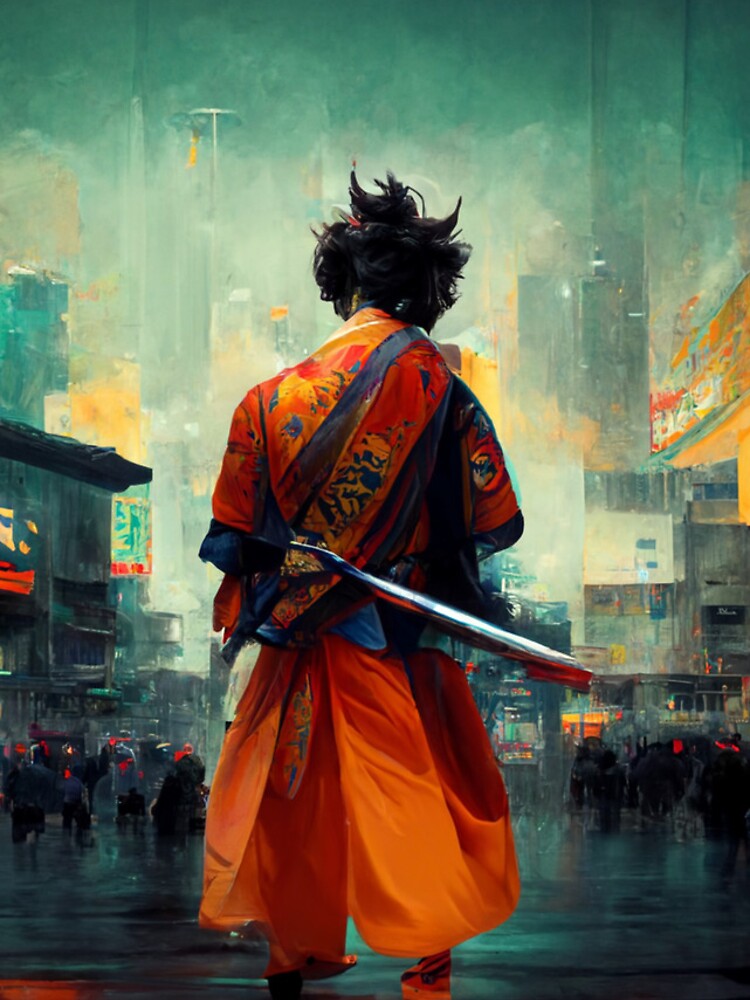 Son Goku Samurai Iphone Case