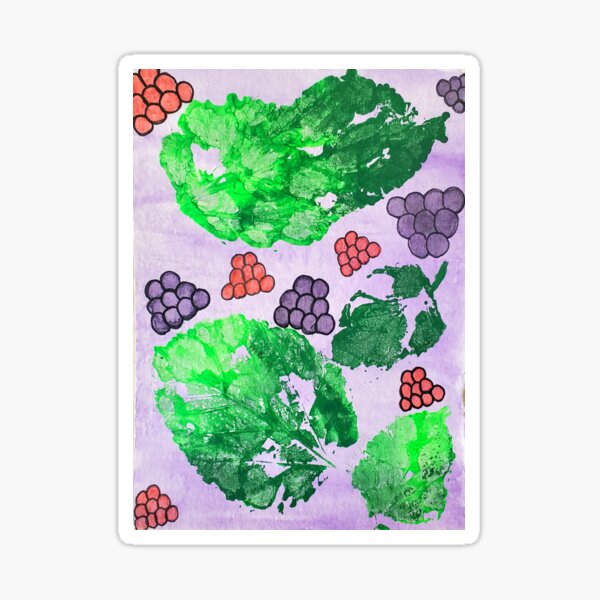 "Mulberry Madness " Sticker for Sale by etherealwonders | Redbubble