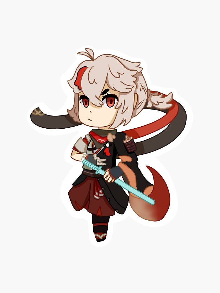 "Kazuha Sticker" Sticker for Sale by Cabyy | Redbubble