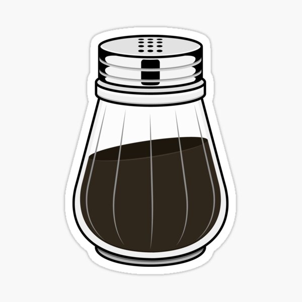 "Pepper Shaker Halloween Matching Costume Salt or Pepper" Sticker for ...