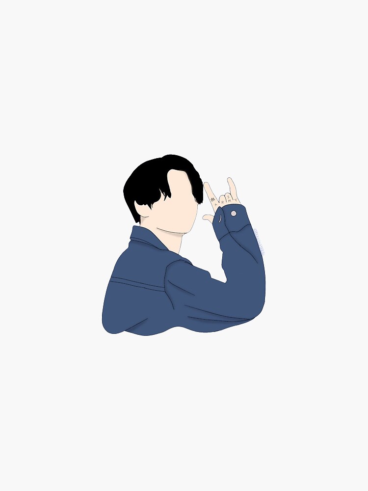 "Jk" Sticker for Sale by MS52-shop | Redbubble