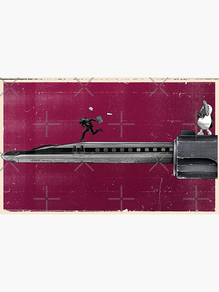 "Bullet Train" Sticker for Sale by MyHanger | Redbubble