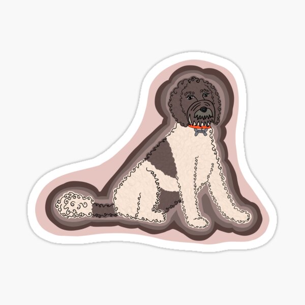 "Riley with Outline" Sticker for Sale by BeezieBjorn | Redbubble