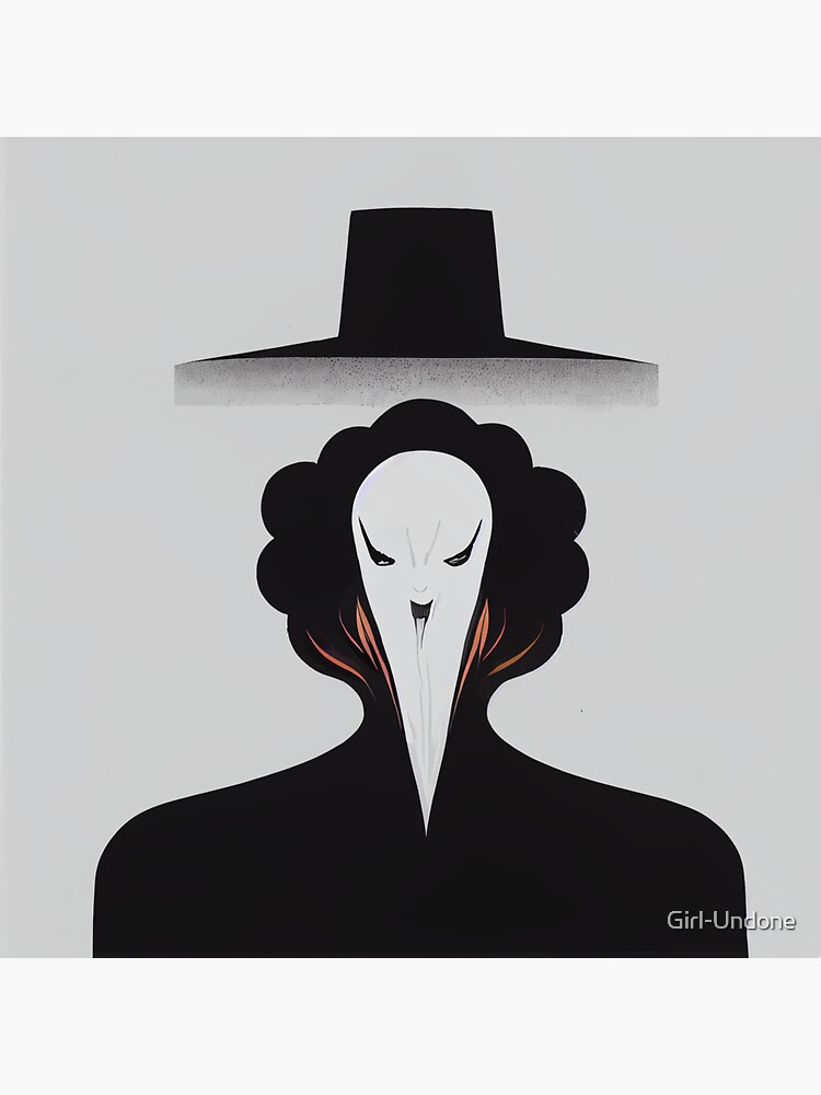 "Mr Ghost Man" Sticker for Sale by Girl-Undone | Redbubble