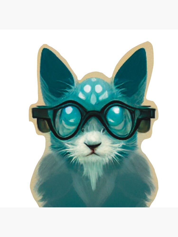 Póster «Science kitty cat experimentando con el espacio, la física, los ...