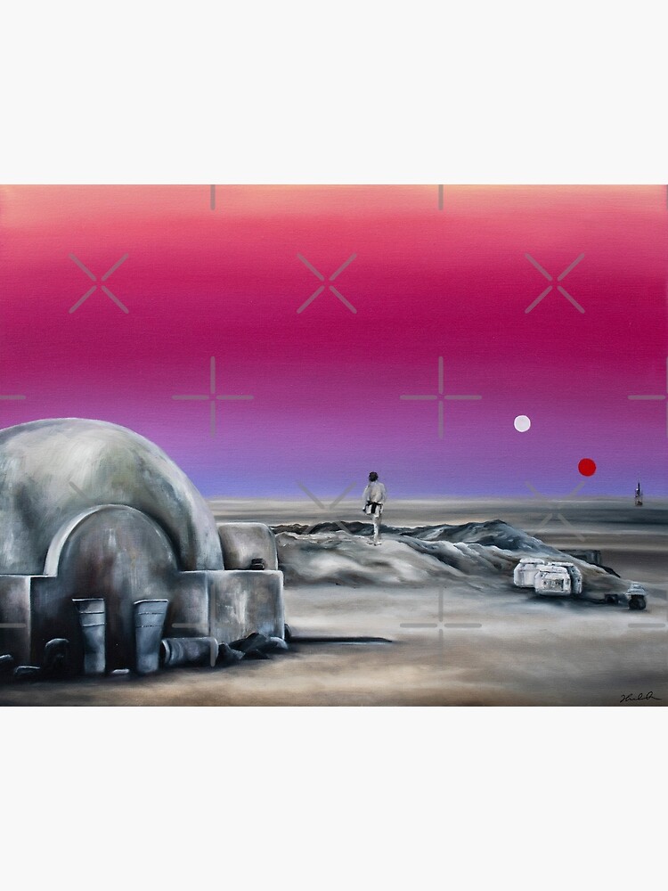 "Binary Sunset" Poster for Sale by KrellCityArt | Redbubble