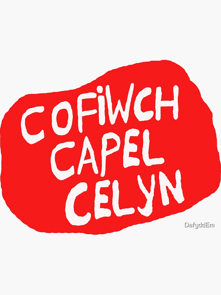 "Cofiwch Capel Celyn" Sticker for Sale by DafyddEm | Redbubble