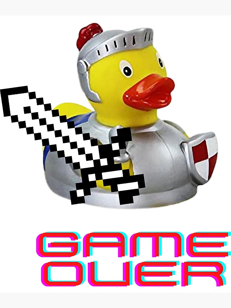 "duck with a sword funny 2022 " Poster for Sale by PerandorDesign ...