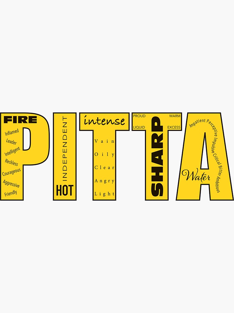 "Ayurveda Dosha Pitta" Sticker for Sale by Windoo22 | Redbubble