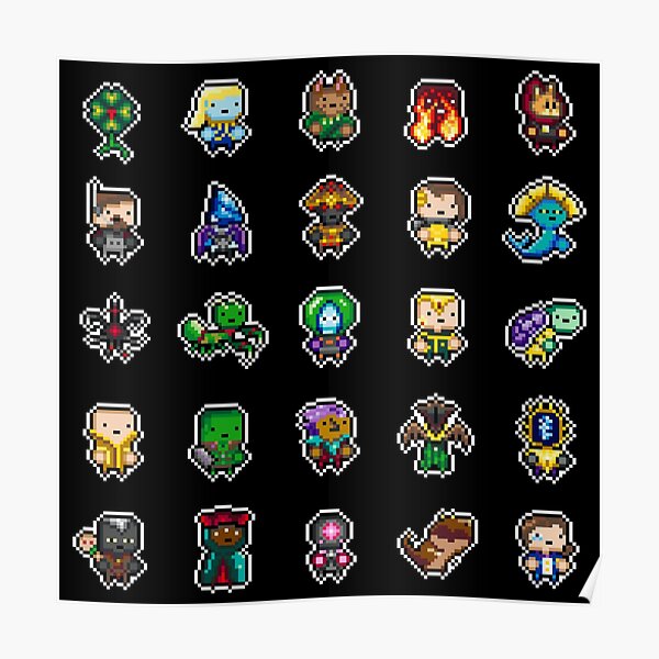"Ti4 Faction Character Pixel Art" Poster for Sale by PixelShoppe ...