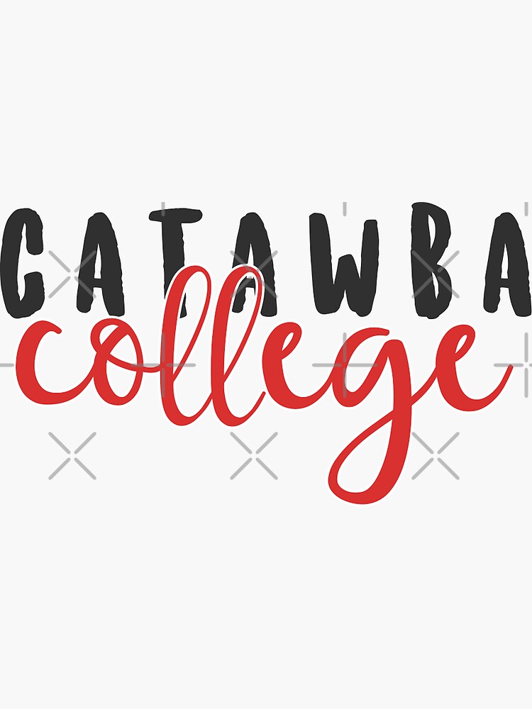 "catawba college" Sticker for Sale by BexKelly | Redbubble