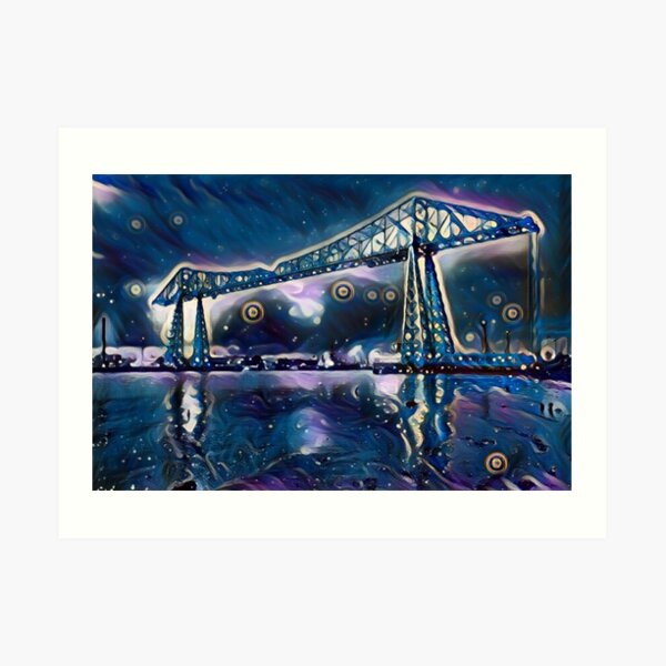 Transporter Bridge Wall Art | Redbubble