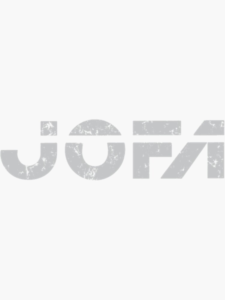 Pegatina «Logotipo de Jofa (blanco) Camiseta esencial» de marlenedaoc ...