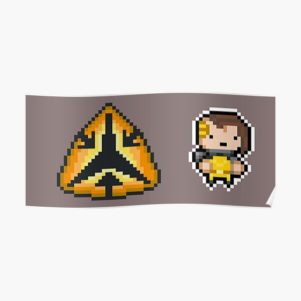 Poster « Symbole de faction de la coalition Mentak + Pixel Art de ...