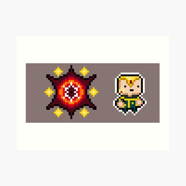"Winnu Faction Symbol + Faction Character Pixel Art" Art Print for Sale ...