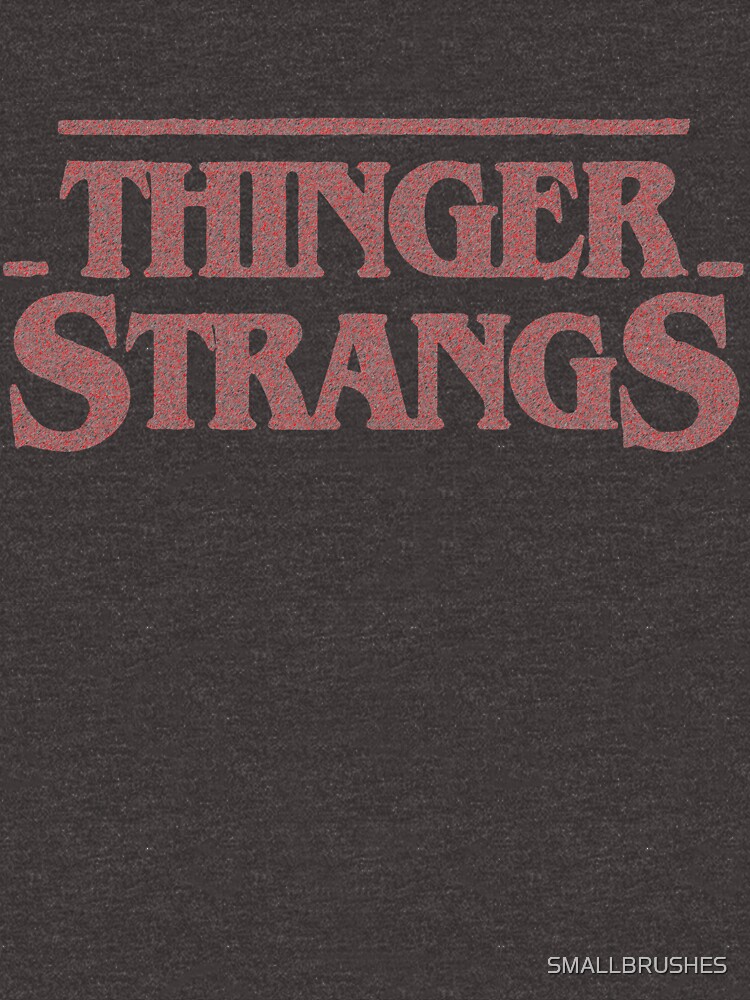 "THINGER STRANGS - solid color" T-shirt by SMALLBRUSHES | Redbubble