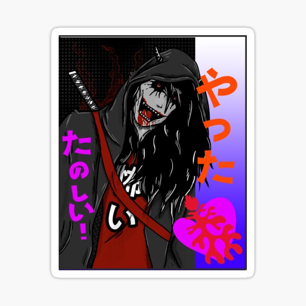 "Japan design - Heart Vamp" Sticker for Sale by CryFreedom | Redbubble