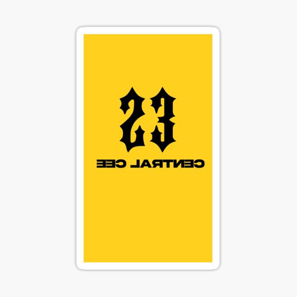 "CENTRAL CEE 23 " Sticker for Sale by mandemkings | Redbubble