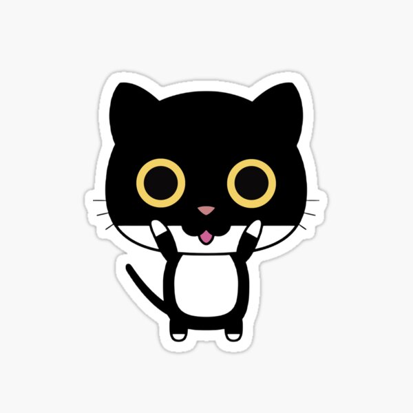 "cat sticker" Sticker for Sale by LaSalvador | Redbubble