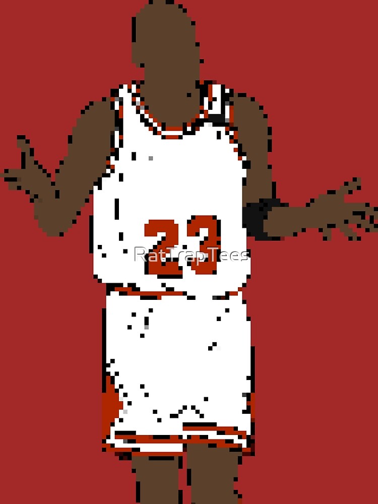 "Michael Jordan Shrug (Pixel Art)" Poster for Sale by RatTrapTees | Redbubble