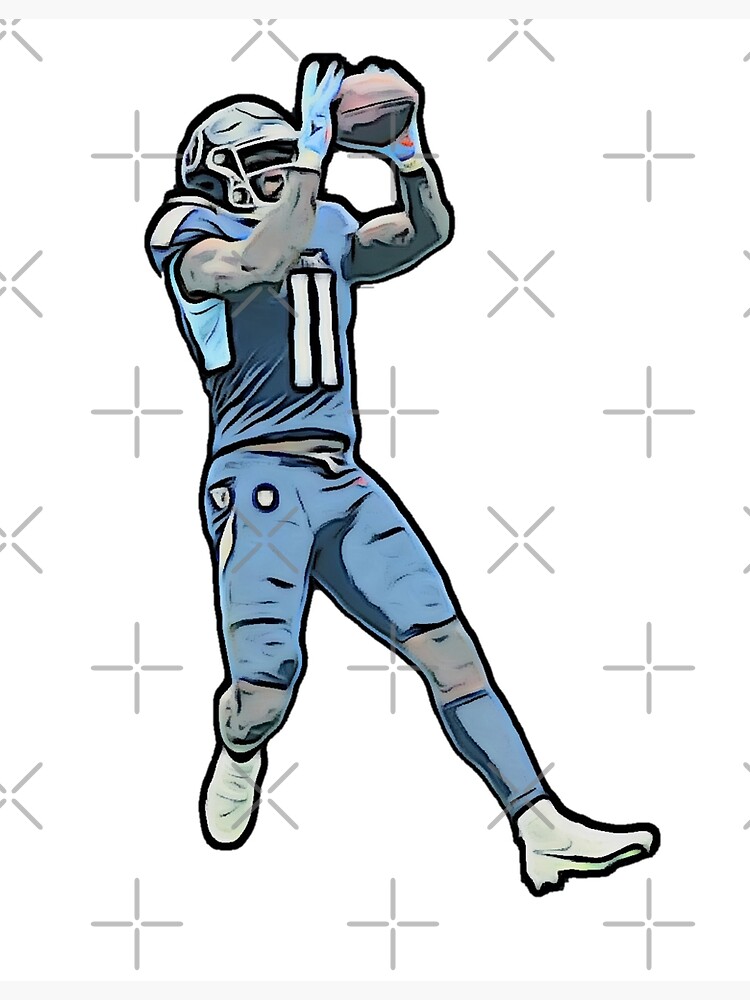 Cartoon Wide Receiver