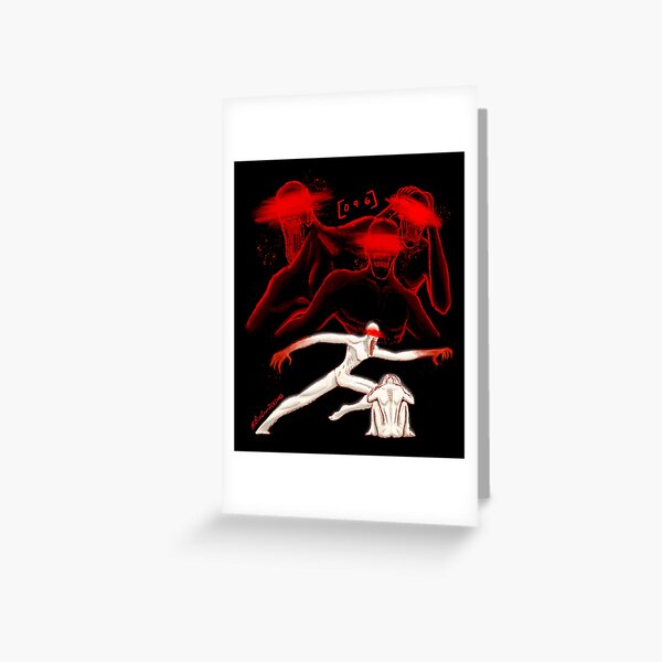 "SCP-096 - The Shy Guy [REDACTED]" Greeting Card for Sale by ...