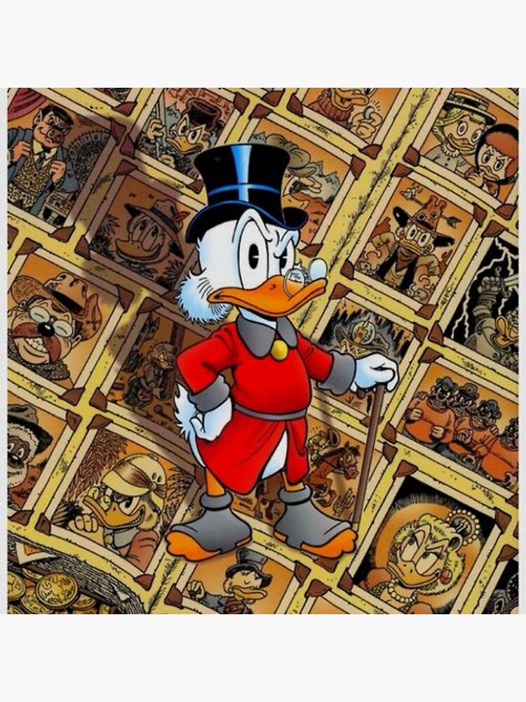 "Scrooge McDuck" Sticker for Sale by GEK-NERD | Redbubble