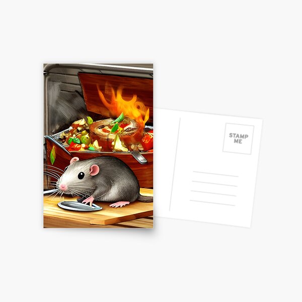 "Pixar's Ratatouille Realistic Interpretation" Postcard for Sale by the ...