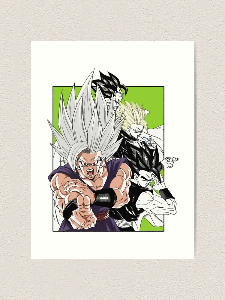 "Gohan Beast Dragon Ball Super Super Hero Forms Fanart" Art Print for ...