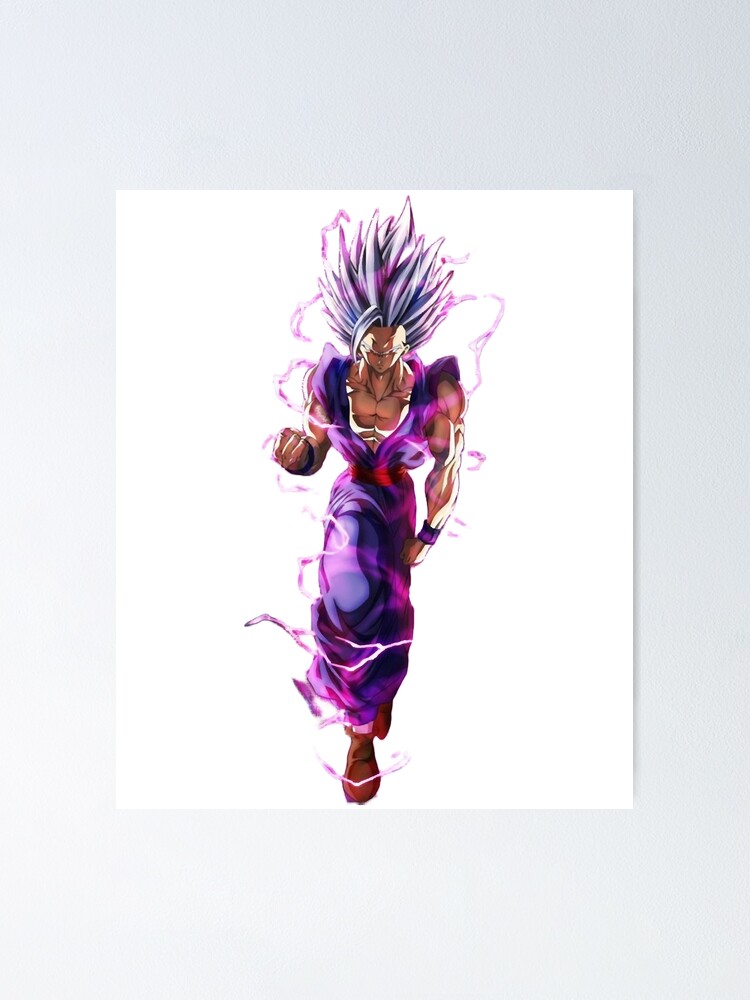 "Gohan beast final form " Poster for Sale by SenzuBeanPlug | Redbubble