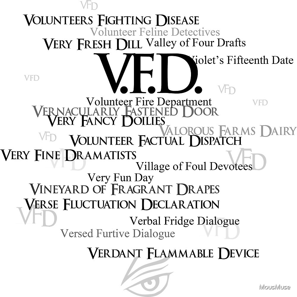"VFD" by MousMuse | Redbubble