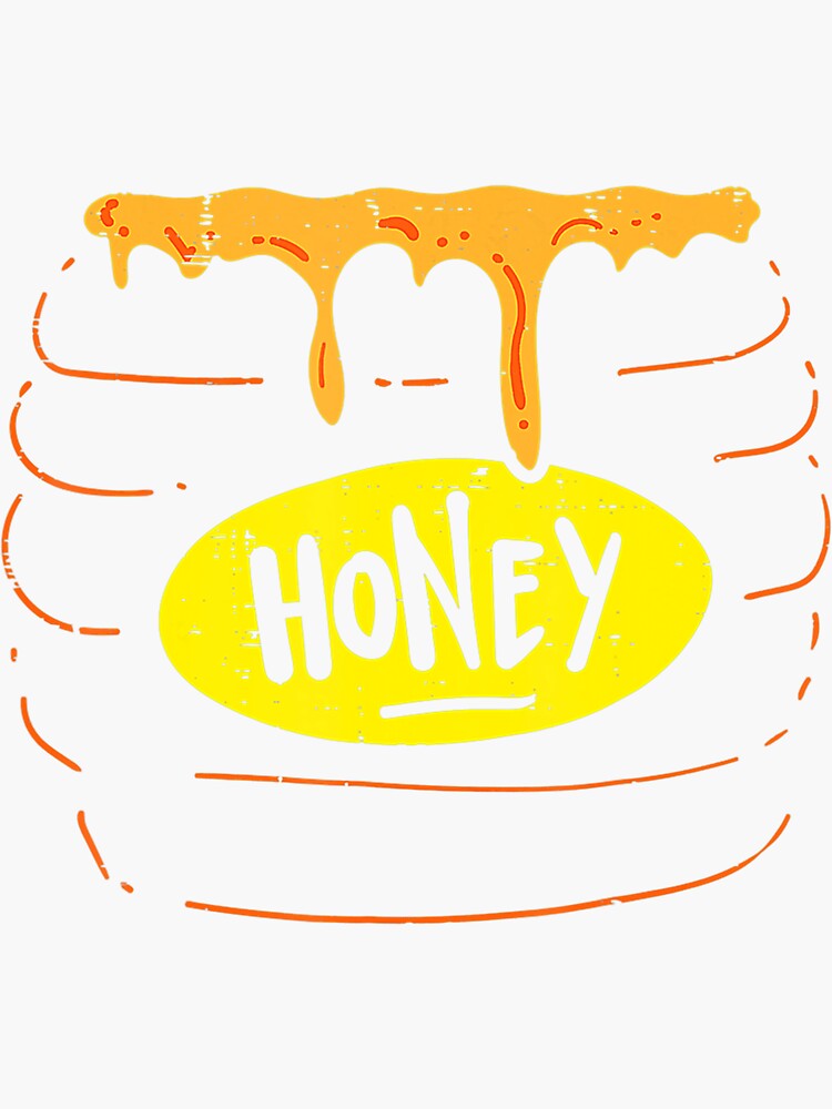 "Honey Jar Pot Costume Fun Sweet Halloween " Sticker for Sale by ...