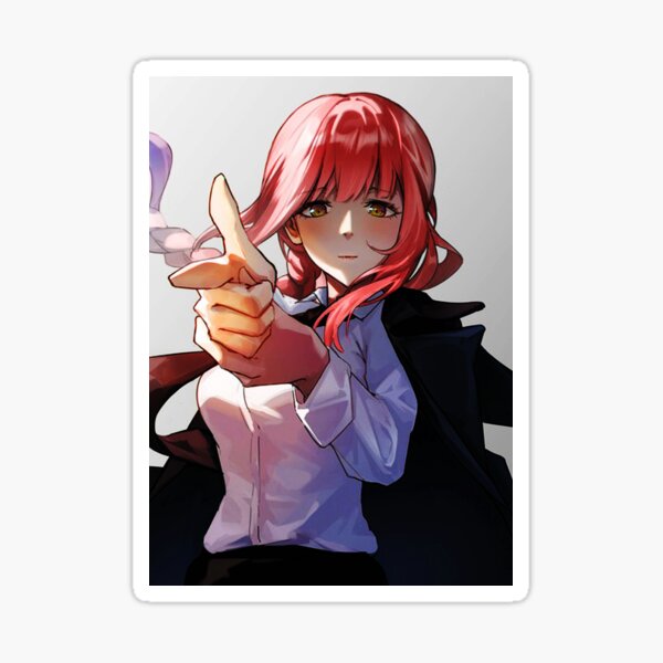 "Makima" Sticker for Sale by anitrends | Redbubble