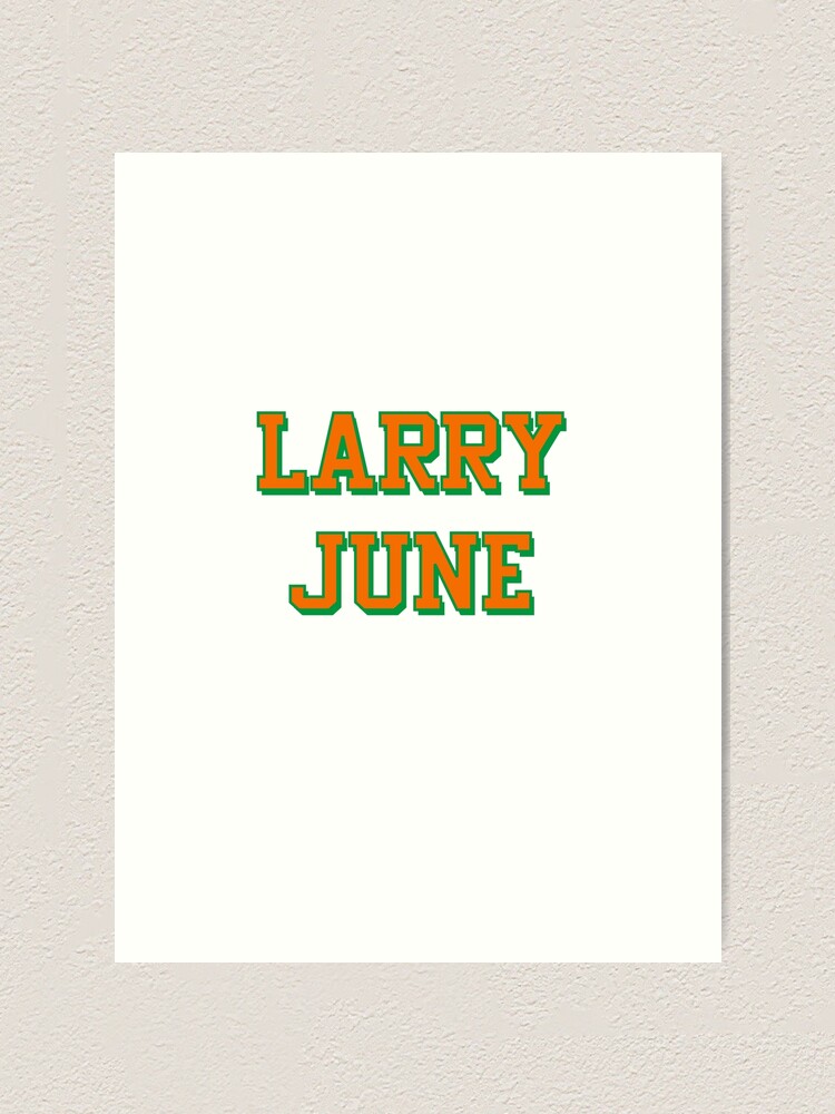 "Larry June Merch Larry June Organic Logo" Art Print for Sale by ...