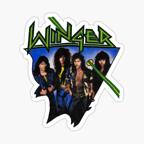 " WINGER BAND, WINGER" Sticker for Sale by Linneechtelar | Redbubble