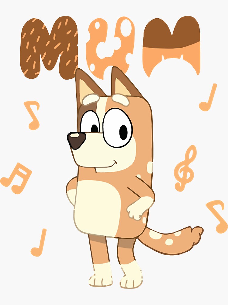 "Blueys EXCLUSIVE - MUM" Sticker for Sale by quintinhard | Redbubble