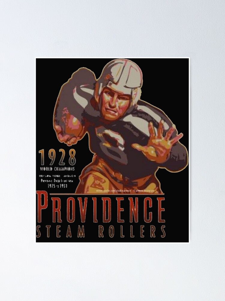 Póster «Desaparecido equipo de fútbol americano Providence Steam Roller ...