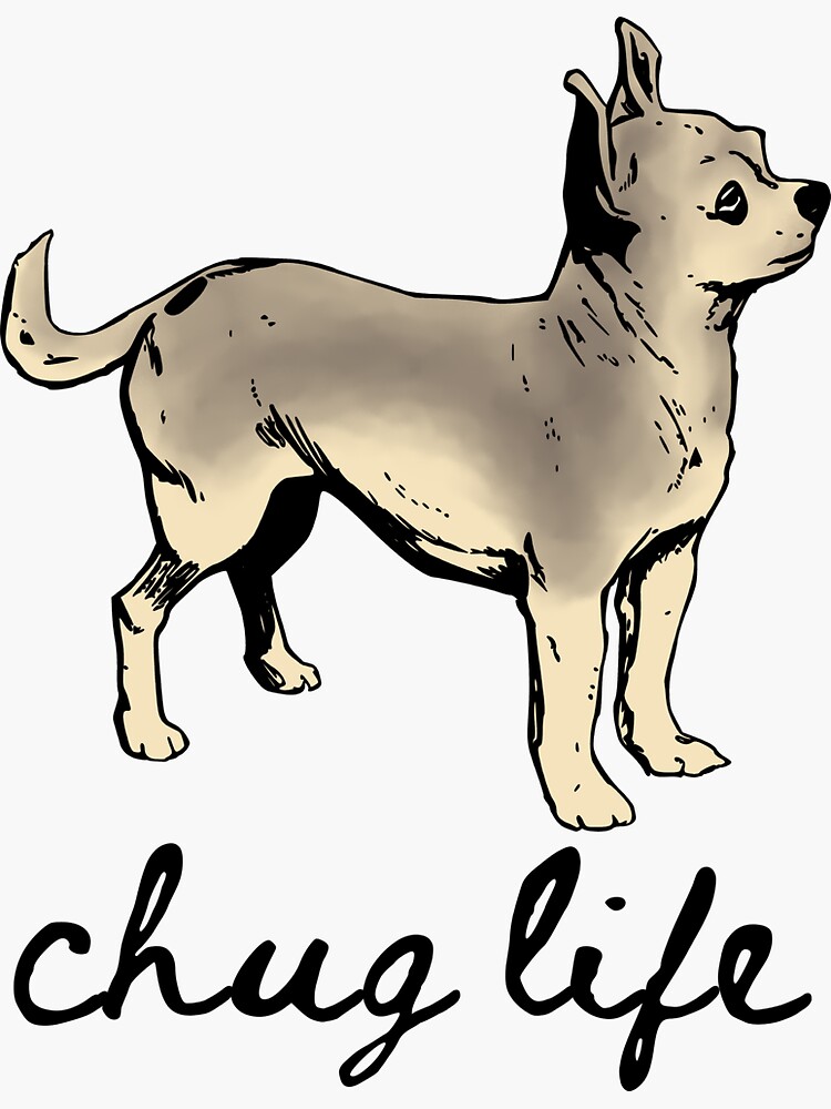 "Chug Life" Sticker for Sale by BlackhawkRoad | Redbubble