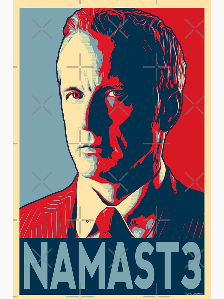 "Howard Hamlin Namaste – Better Call Saul by CH3Media" Sticker for Sale ...