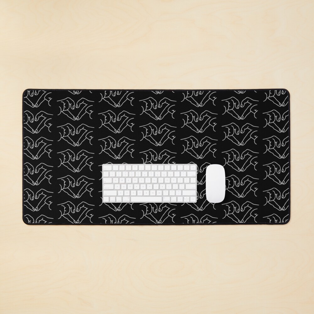 "Gen-Z hand heart" Sticker by Lhadii | Redbubble