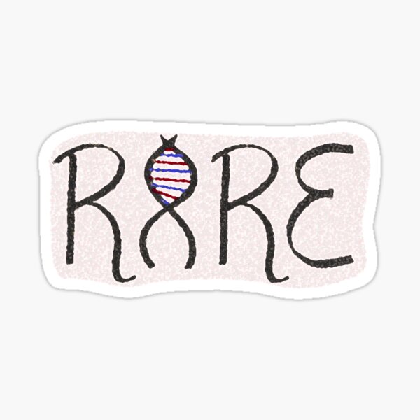 "RARE" Sticker for Sale by CJGrimes | Redbubble